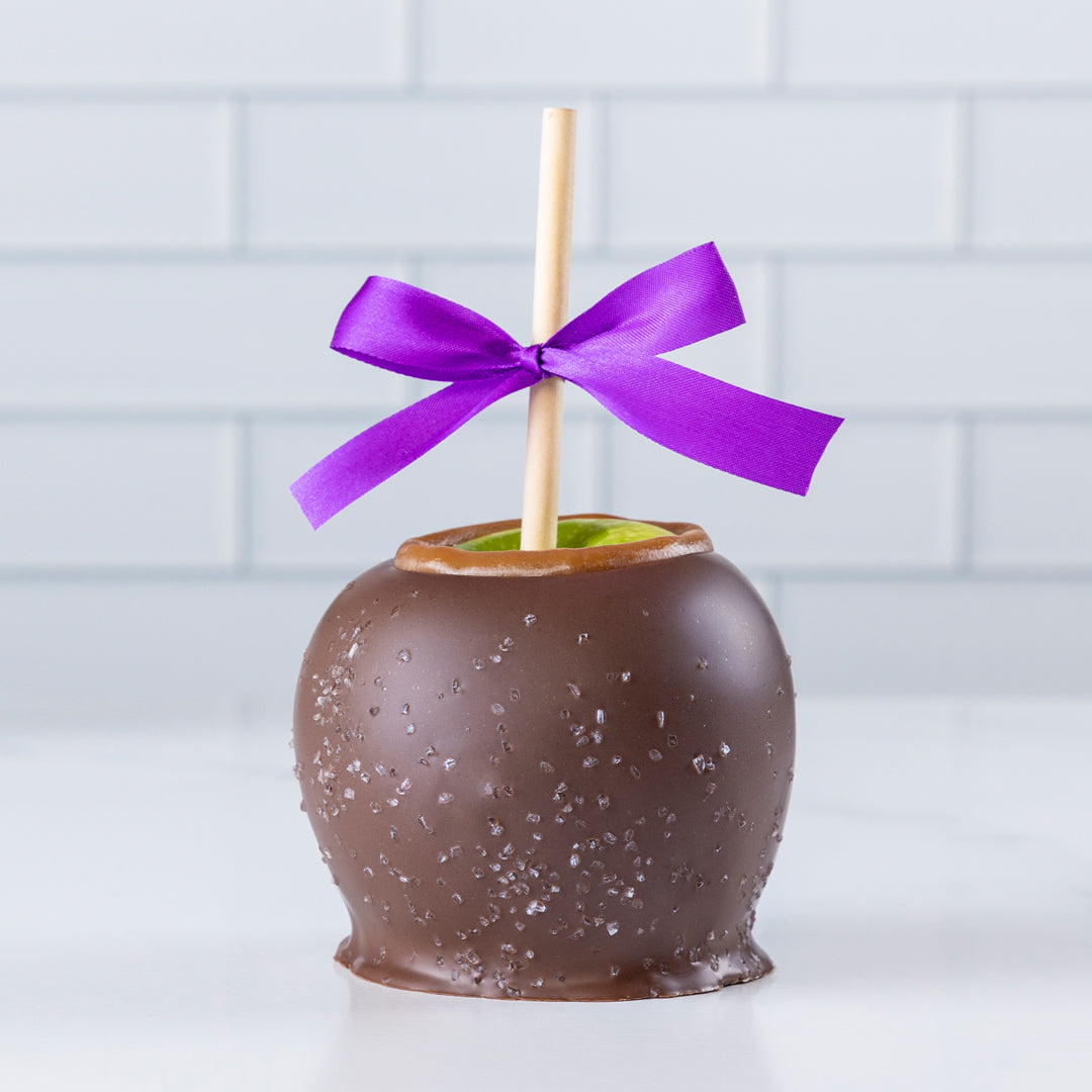 Chocolate Caramel Sea Salt – Gourmet Caramel Apple – My Favorite Sweet ...